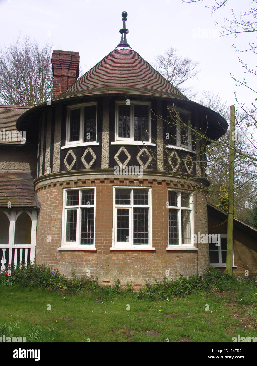 Roundhouse Bodham Norfolk Stock Photo - Alamy
