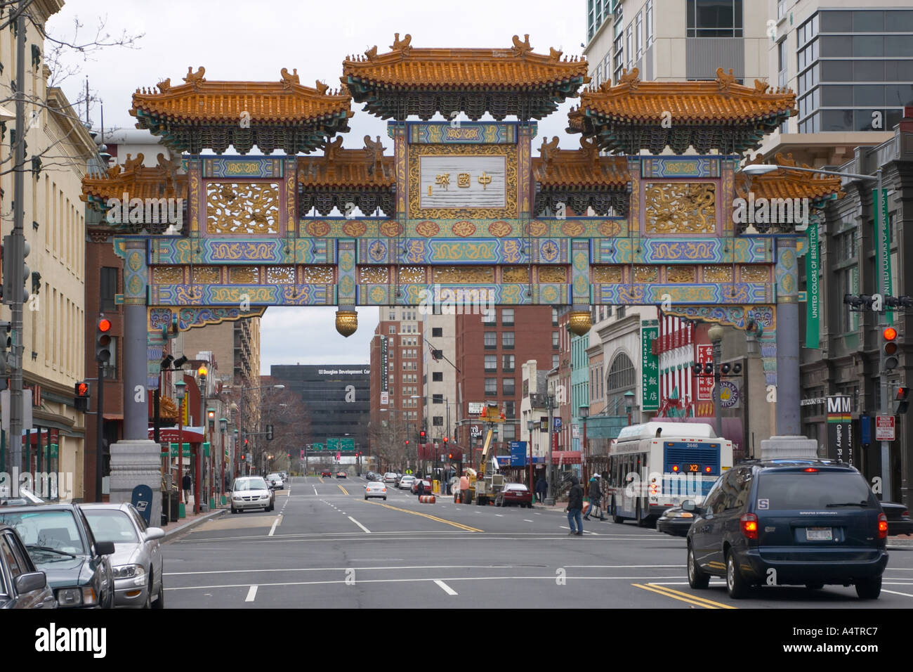 Friendship Archway Chinatown Washington DC USA Stock Photo - Alamy