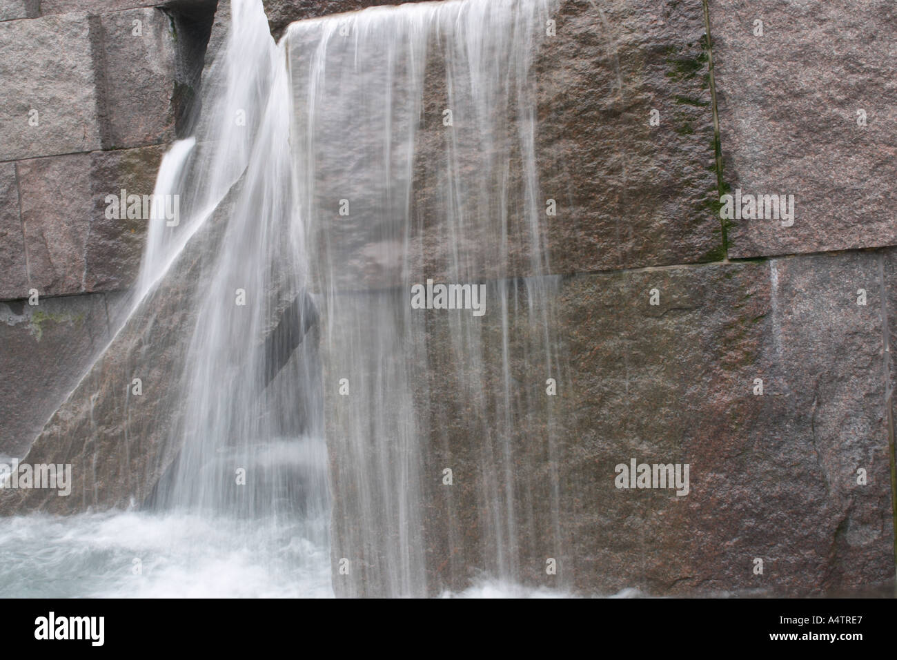 FDR Memorial Waterfalls Stock Photo - Alamy