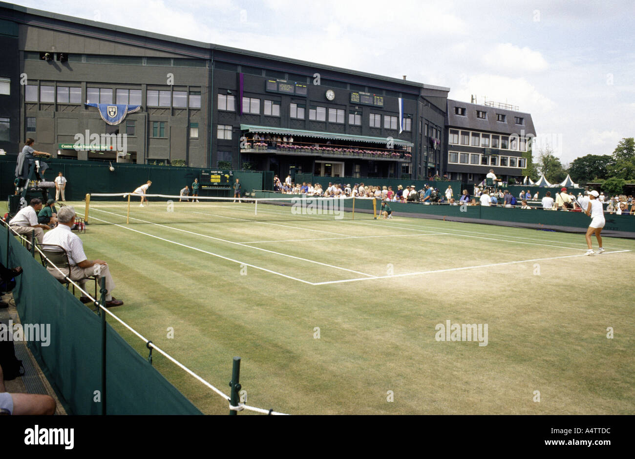 wimbledon tennis court at the All England Tennis Club Wimbledon London ...
