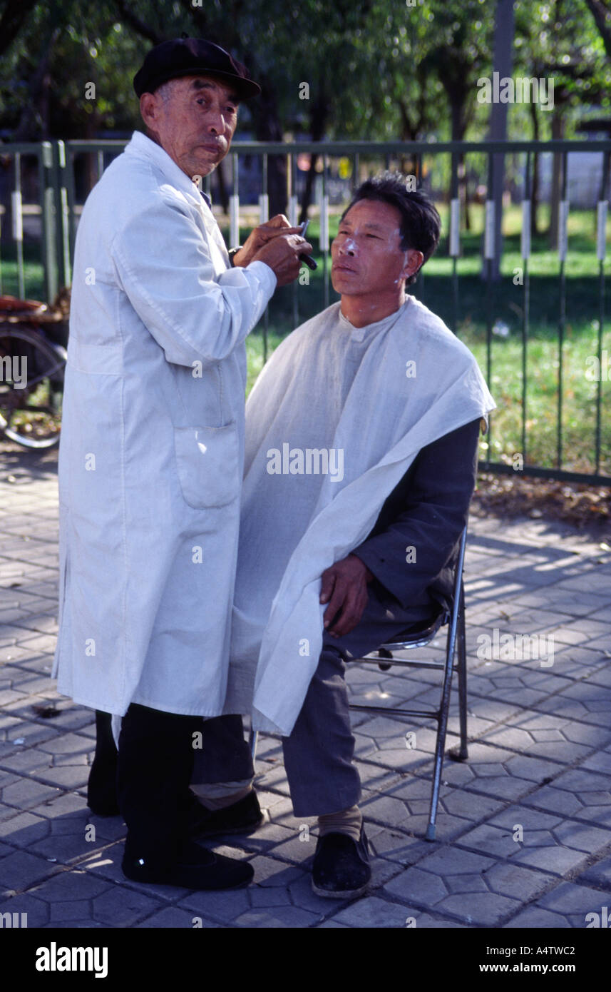 Al fresco shaving hi-res stock photography and images - Alamy
