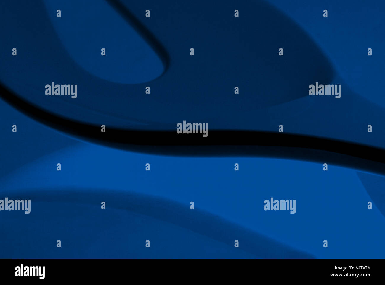 Blue abstract form study Stock Photo - Alamy