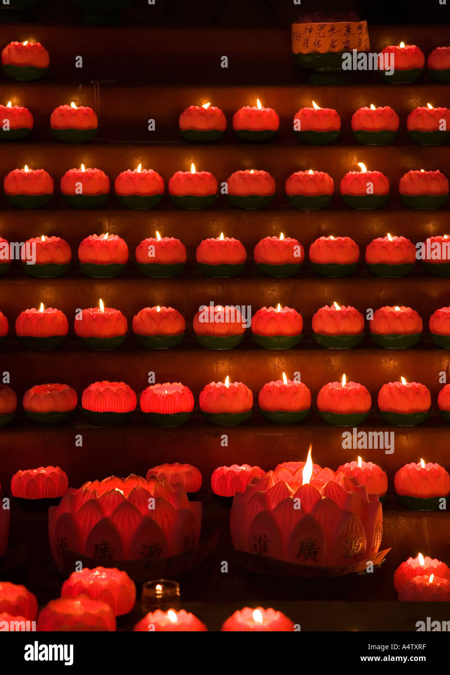 Buddhist alter shrine in temple hi-res stock photography and images - Alamy