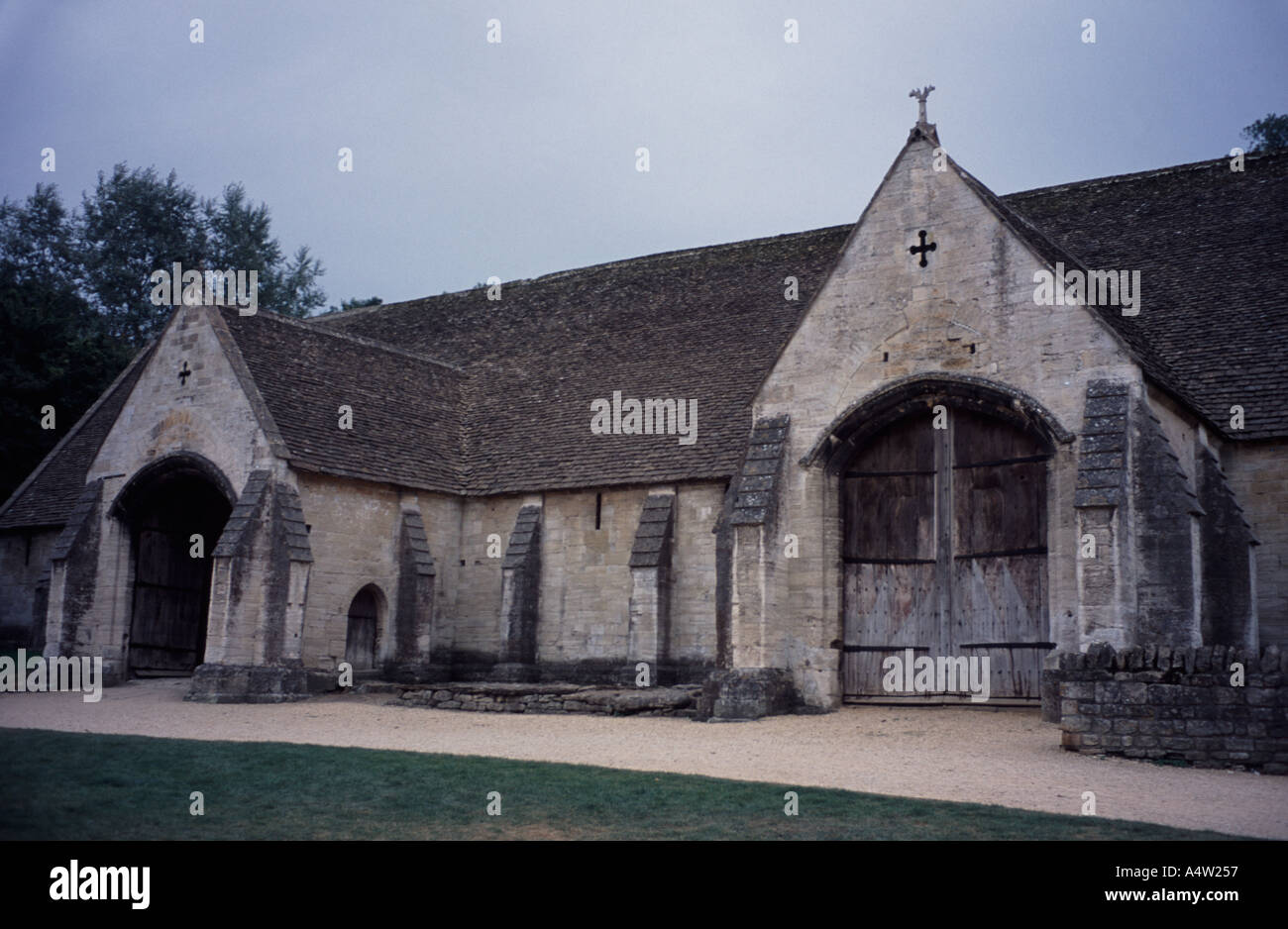 Ancient tithe barn Bradford on Avon, Somerset, England UK Stock Photo ...