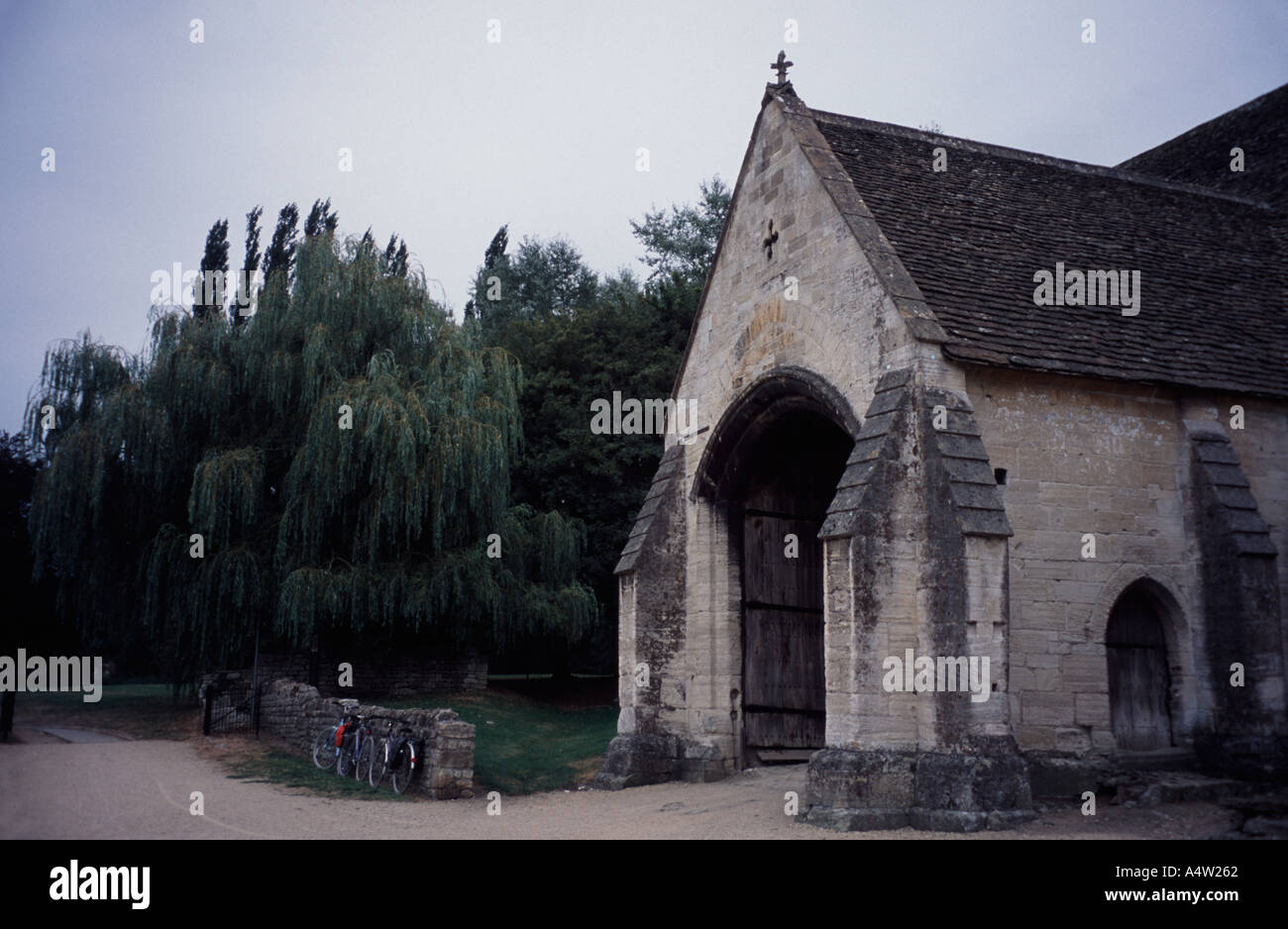 Ancient tithe barn Bradford on Avon, Somerset, England UK Stock Photo ...