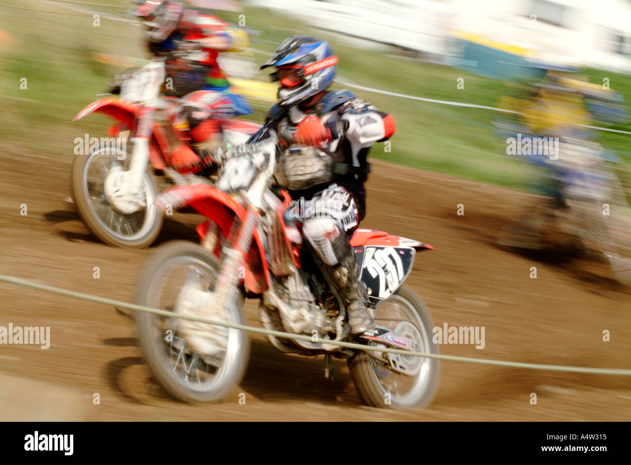 motocross bike racing off road Stock Photo - Alamy