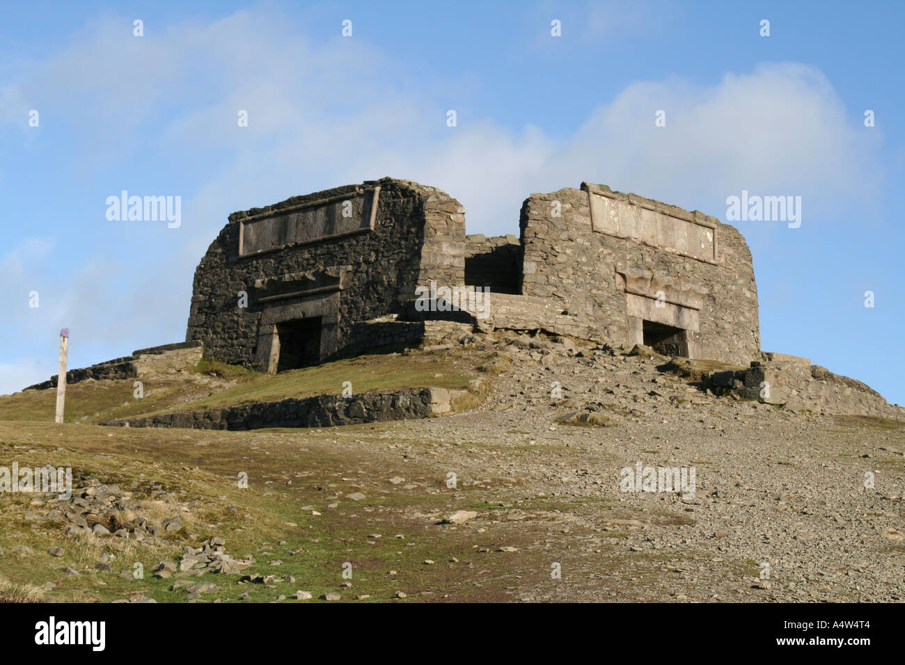 The Jubilee Tower at Moel Famau summit, Denbighshire Stock Photo - Alamy