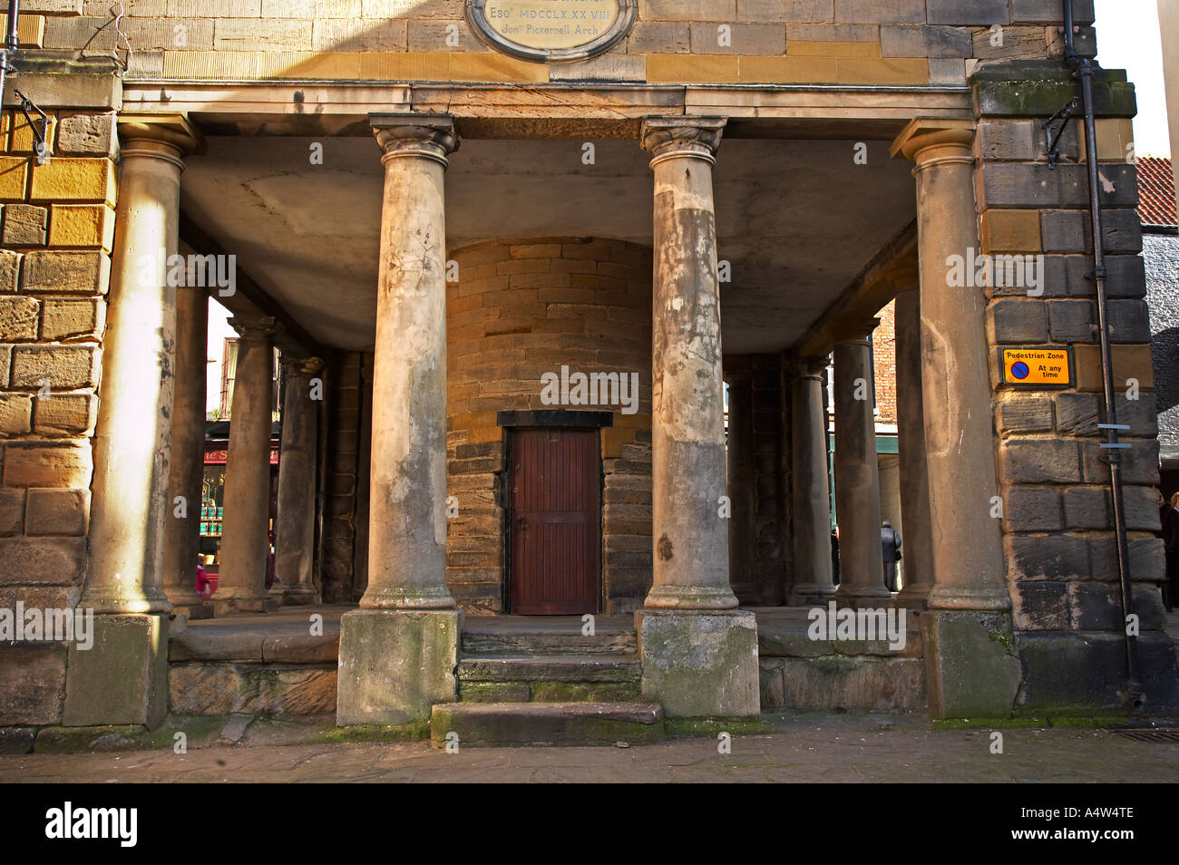 Whitby Town Hall built 1788 Whitby North Yorkshire Coast England Stock ...
