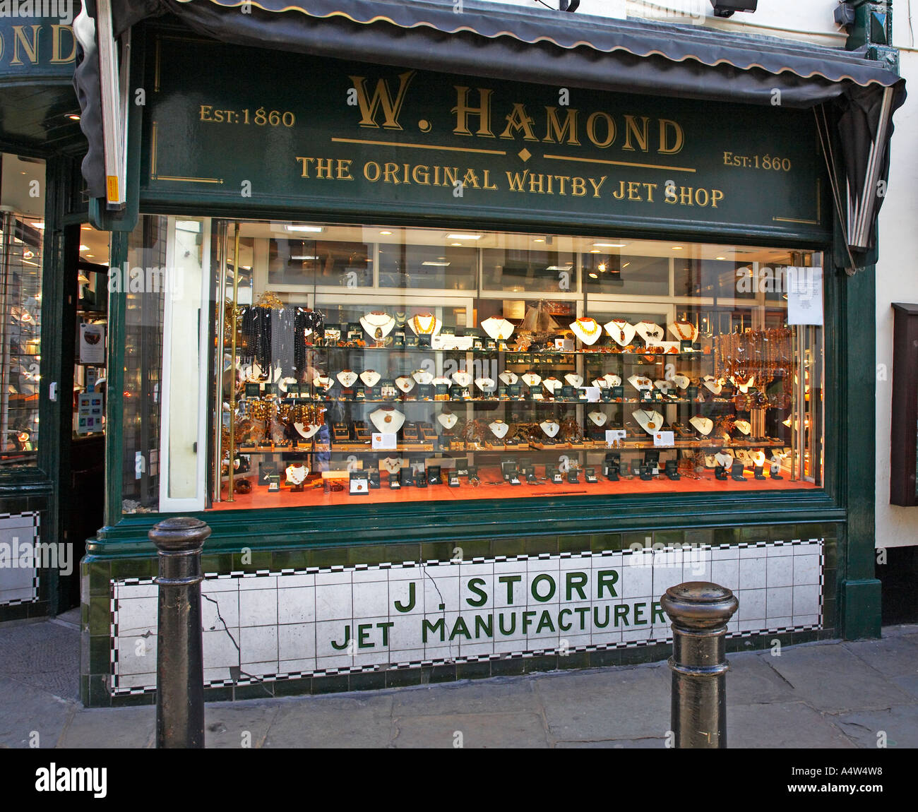 Whitby Jet Shop Church Street Whitby North Yorkshire Coast England ...