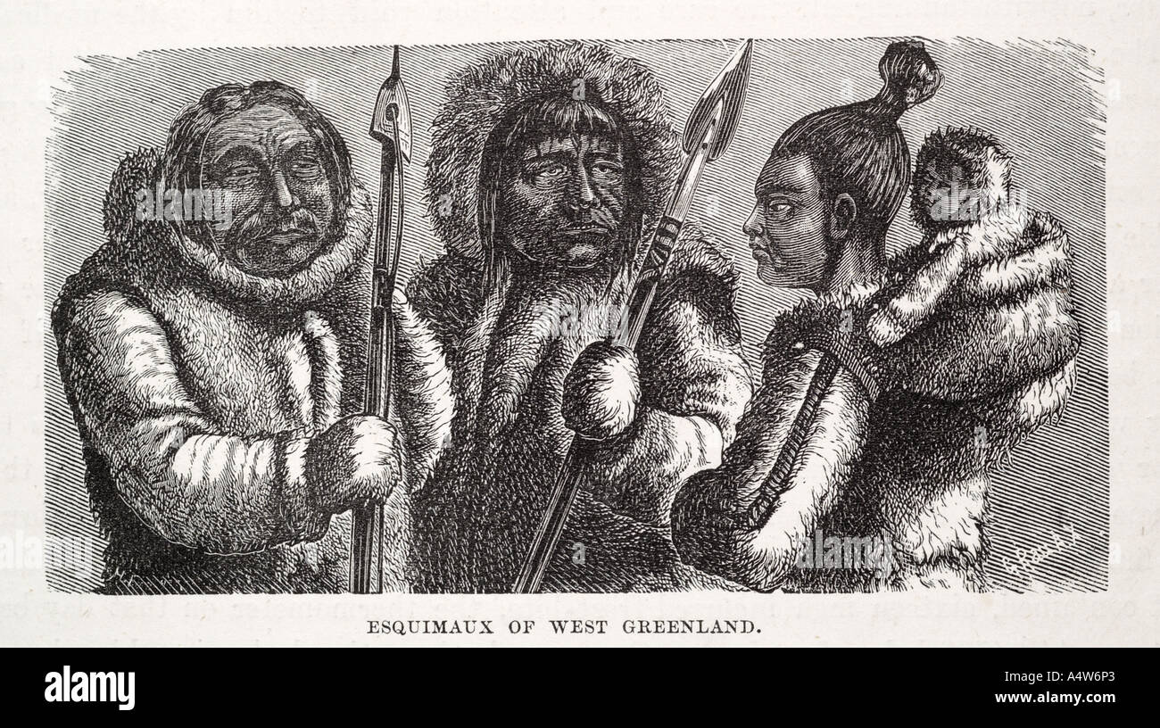 Inuit family fish hi-res stock photography and images - Alamy