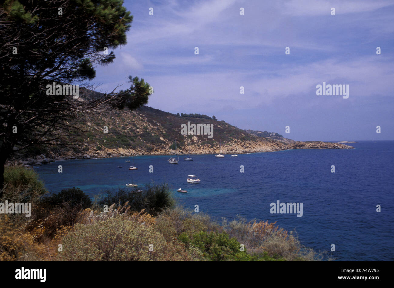 Cala delle Caldane Stock Photo - Alamy
