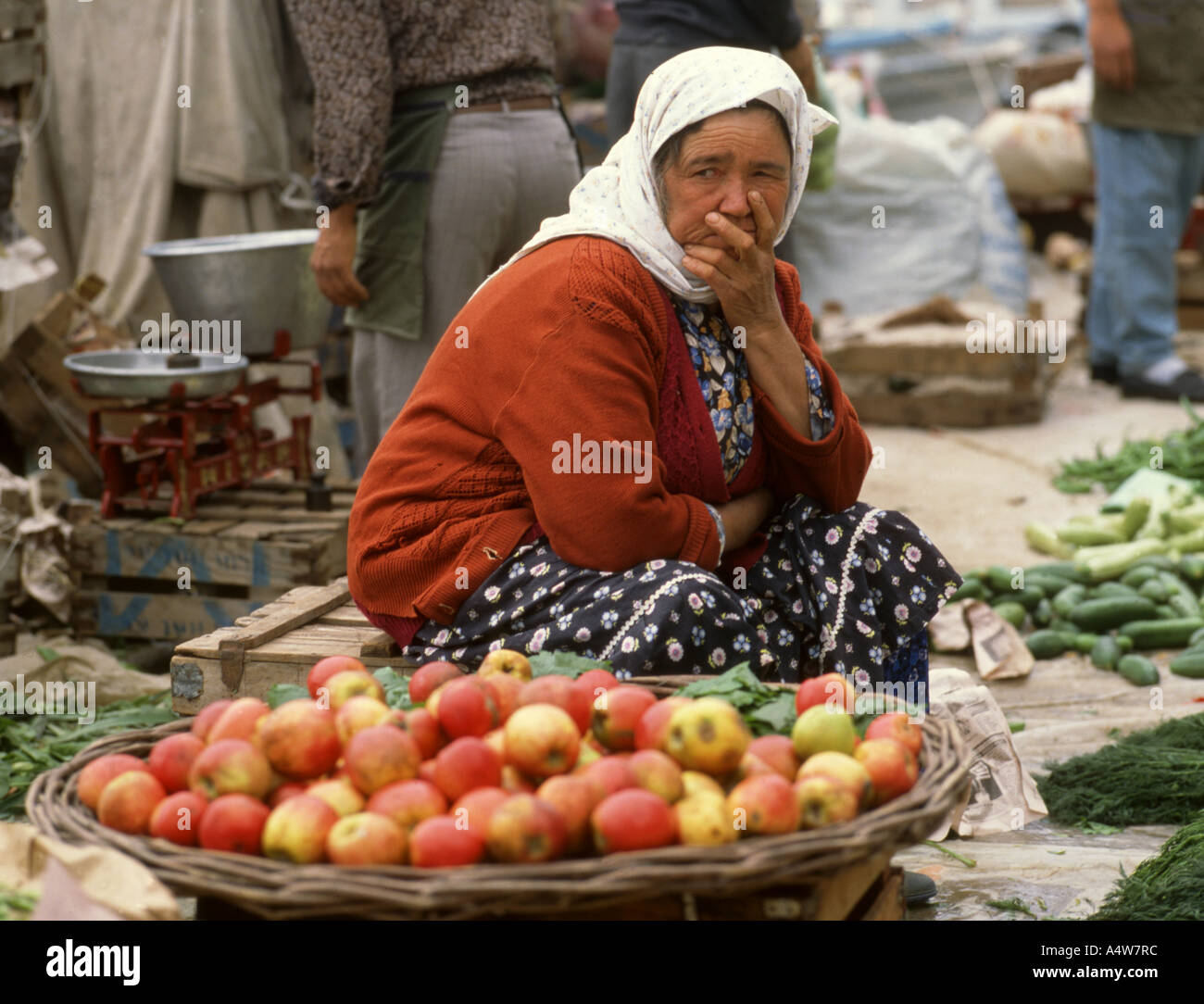 Bodrum market Turkey Stock Photo - Alamy