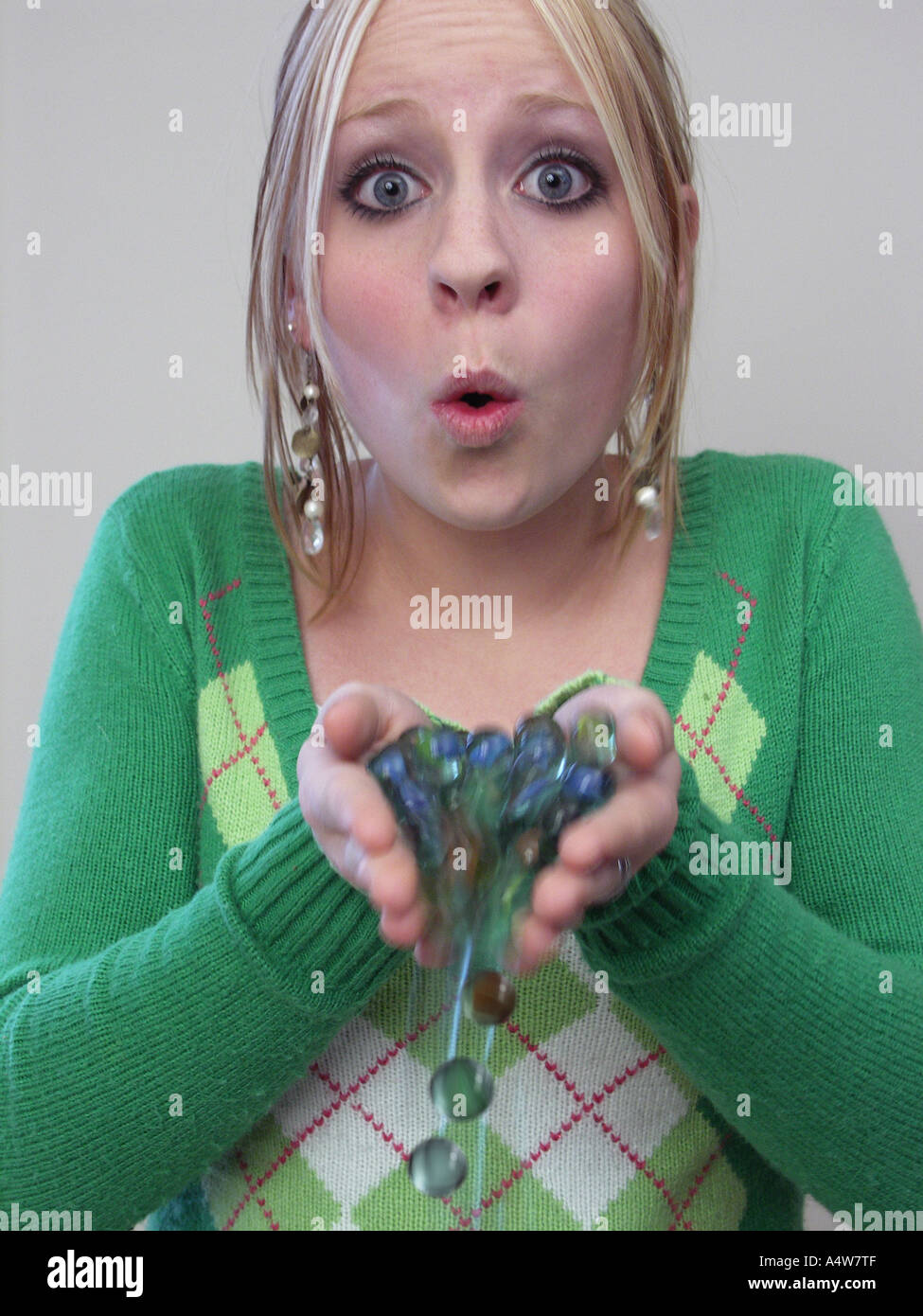 Losing your Marbles Stock Photo - Alamy
