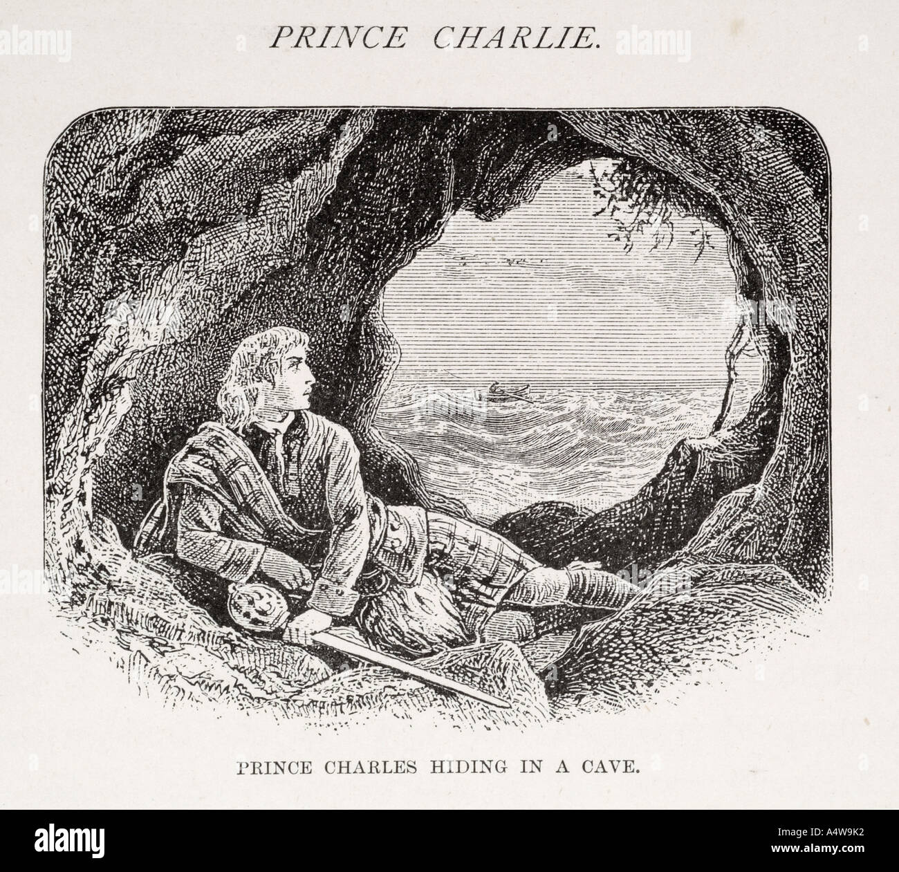 Bonnie prince Charles Charlie Edward stuart battle Culloden Scotland ...