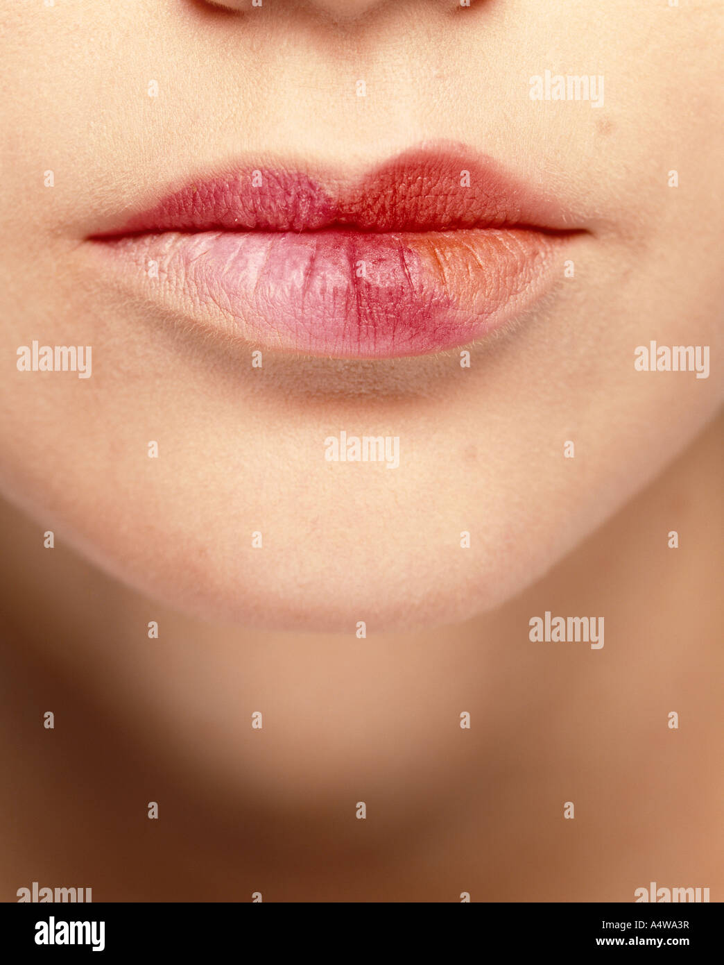 GIRL S LIPS Stock Photo - Alamy