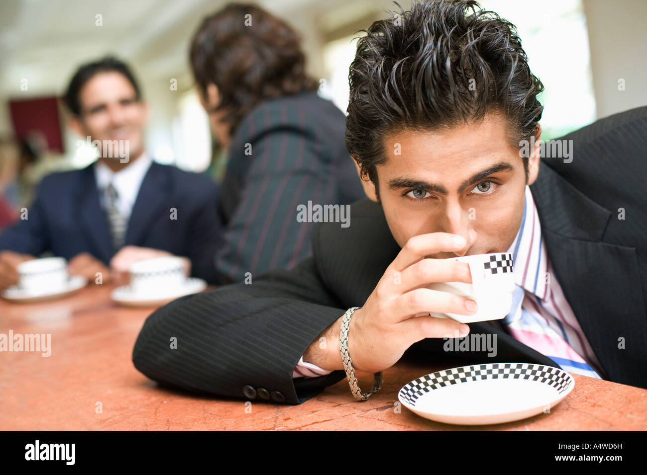 Businessman drinking coffee Stock Photo - Alamy Businessman drinking coffee Stock Photo - Alamy