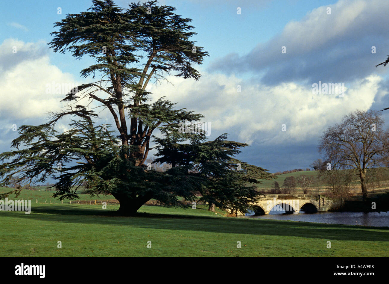 The Bridge at Compton Verney Stock Photo - Alamy