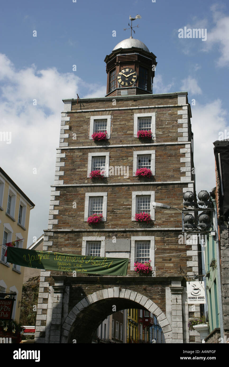 Youghal Georgian Clock Tower 1777 County Cork Ireland Stock Photo - Alamy