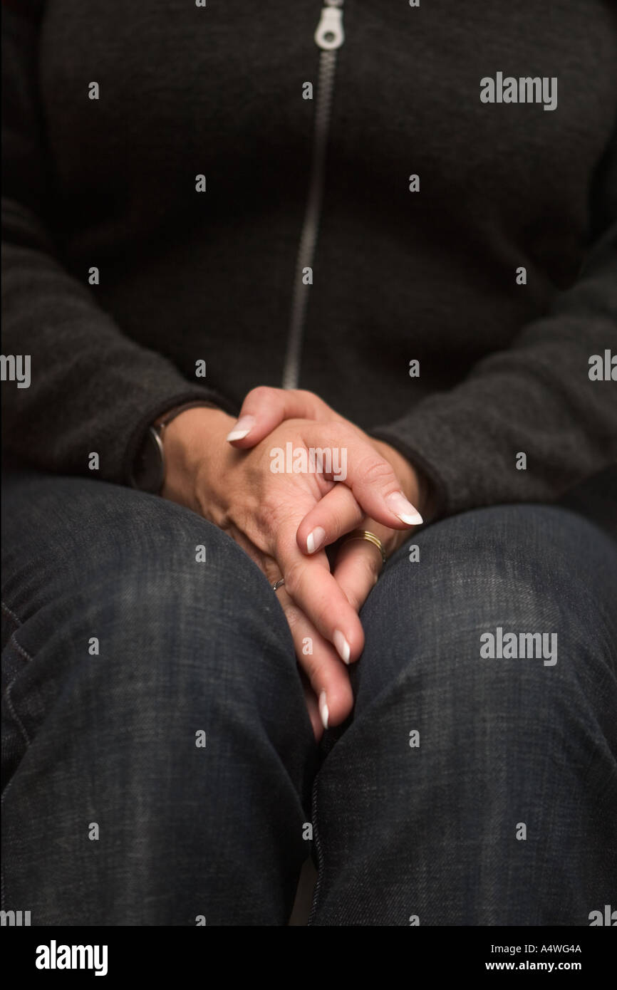 Folded Hands In Lap