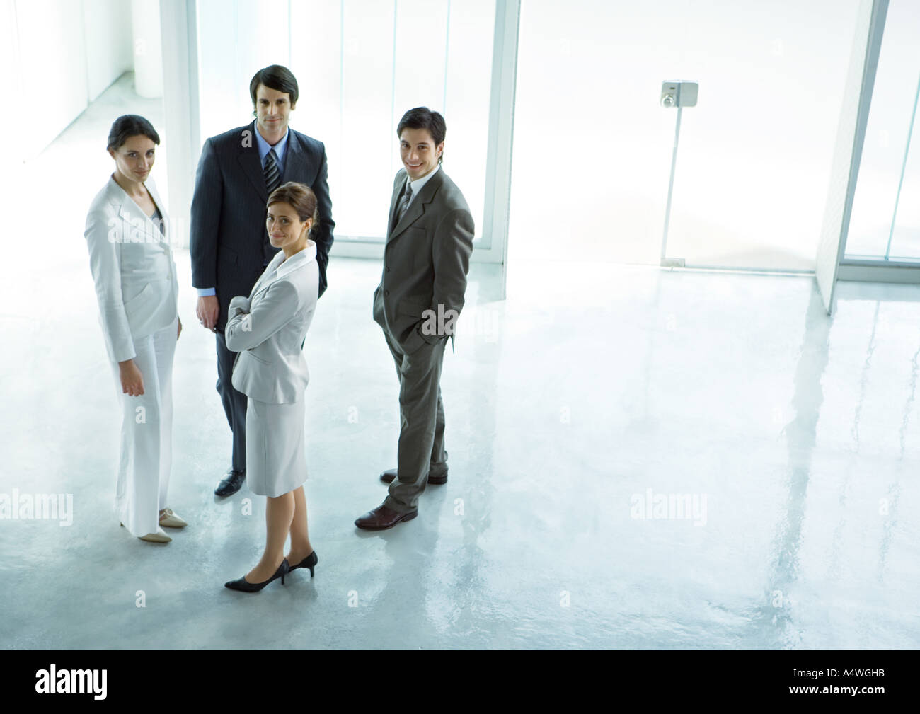 Office buildings hall worker hi-res stock photography and images - Alamy