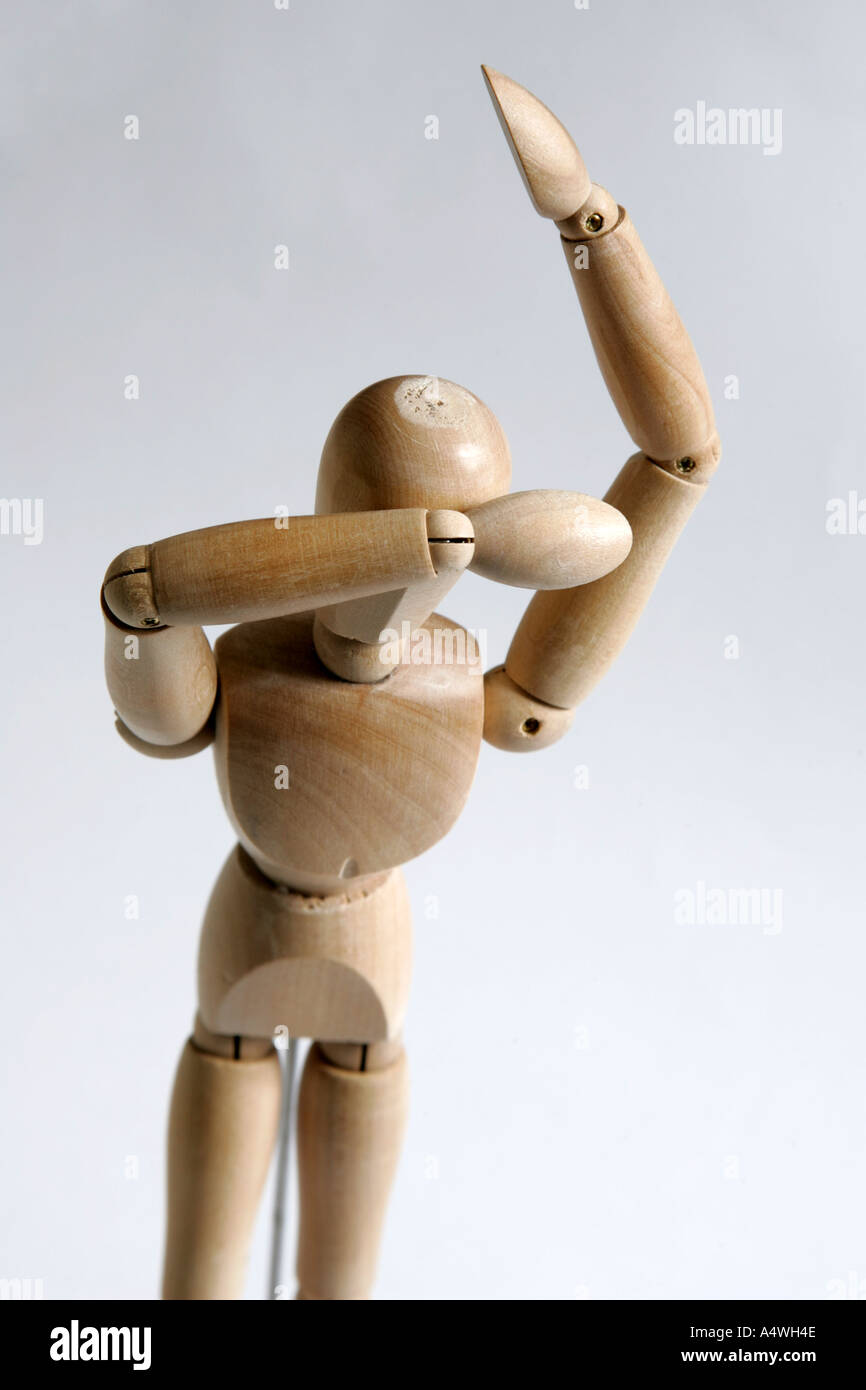 Manikin on White Background Stock Photo - Alamy