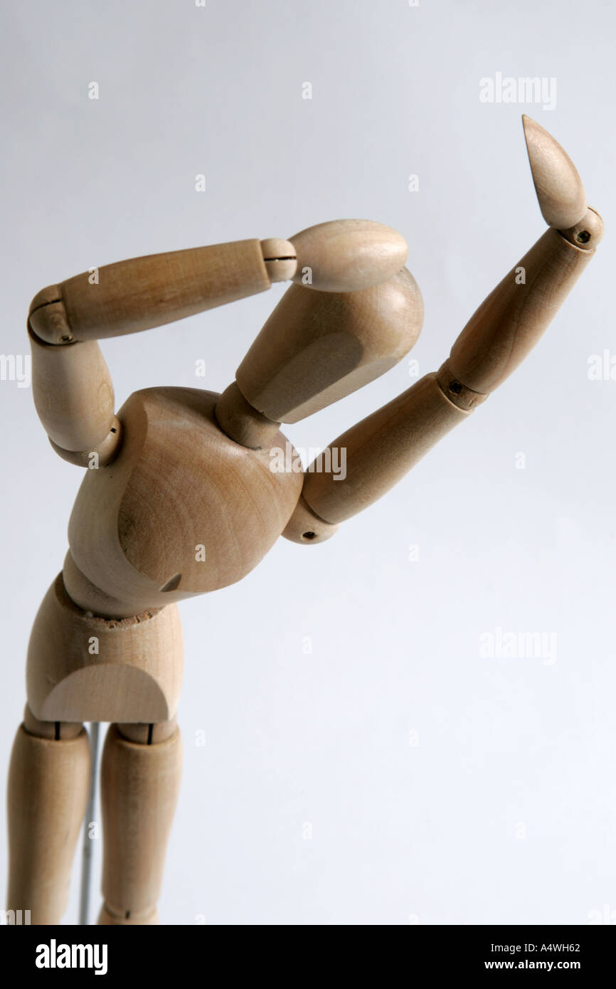 Manikin on White Background Stock Photo - Alamy