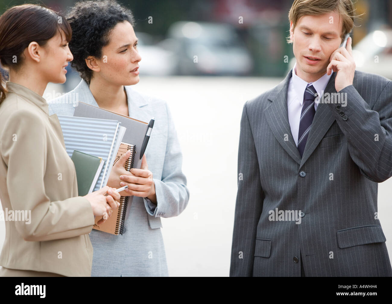 Woman waiting by telephone back view hi-res stock photography and ...