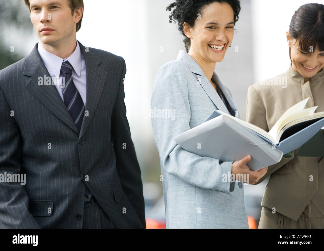 Passerby smiling hi-res stock photography and images - Alamy