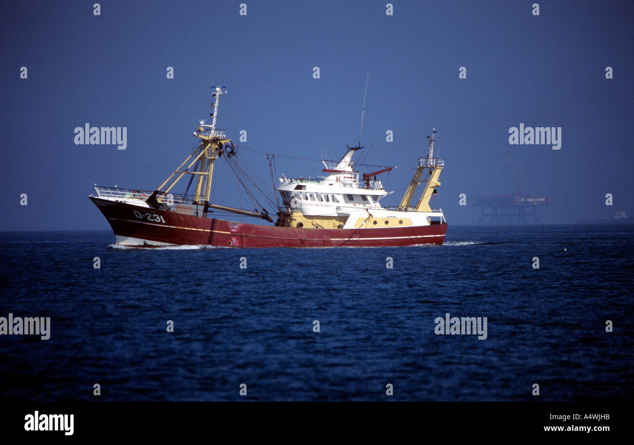 Fishing trawler Irish Sea Stock Photo - Alamy
