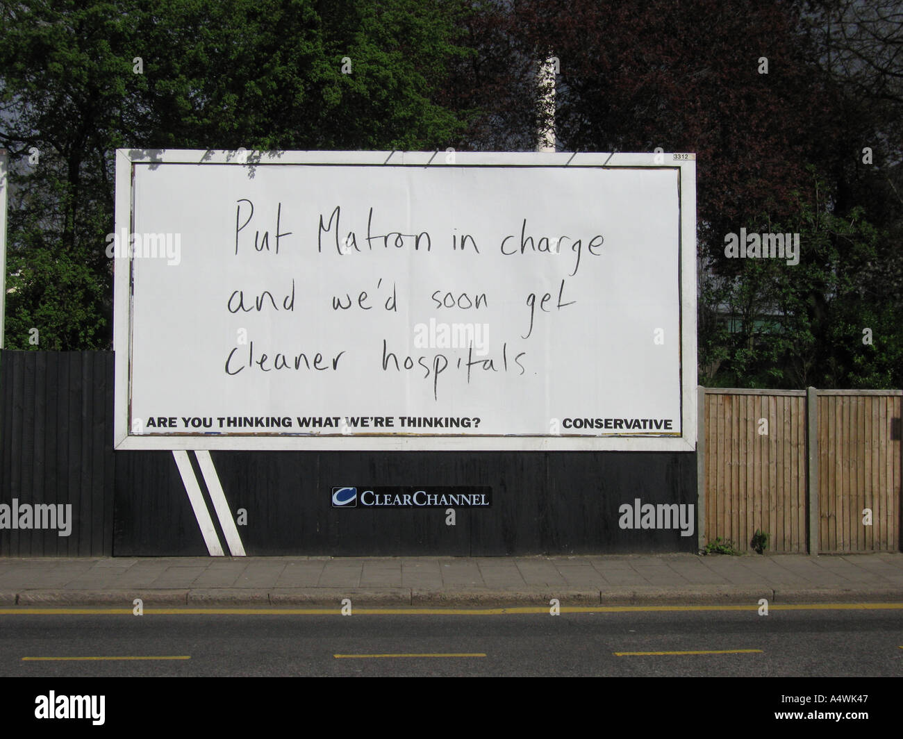 tory election poster Stock Photo - Alamy