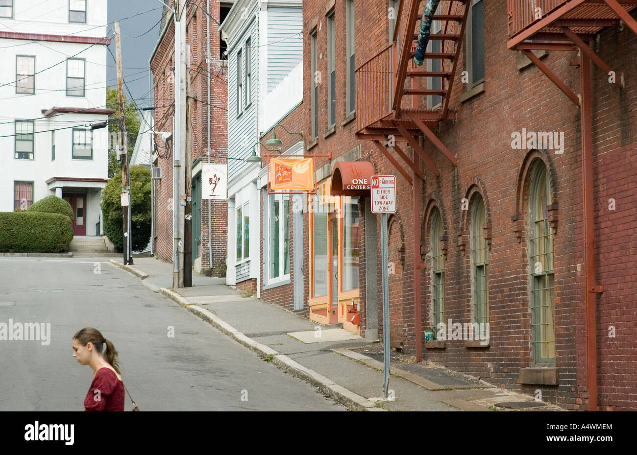 Scene from Gloucester Massachusetts Stock Photo - Alamy