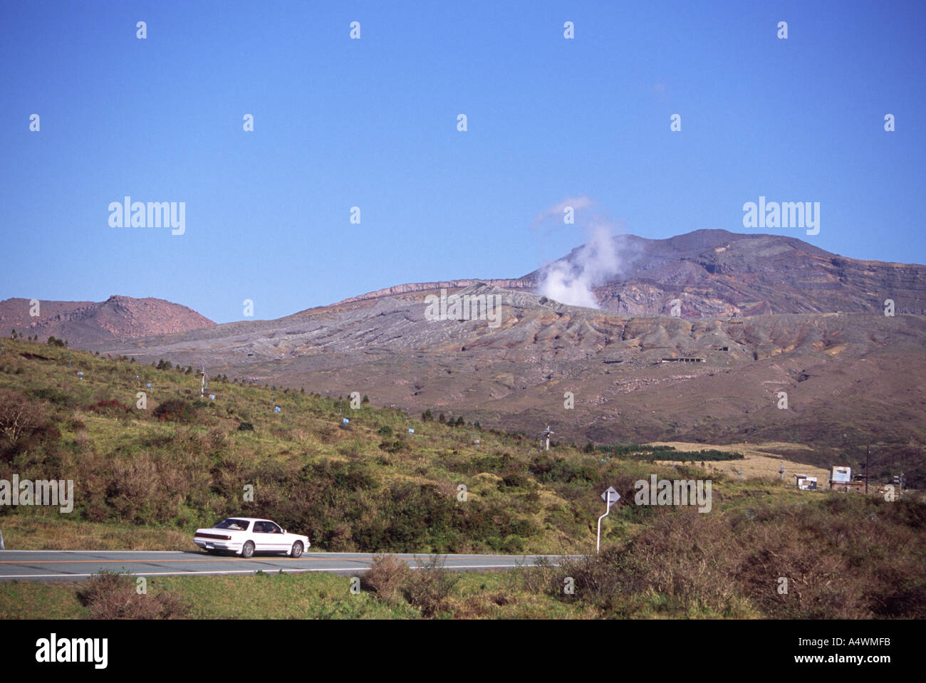 Mount aso road hi-res stock photography and images - Alamy