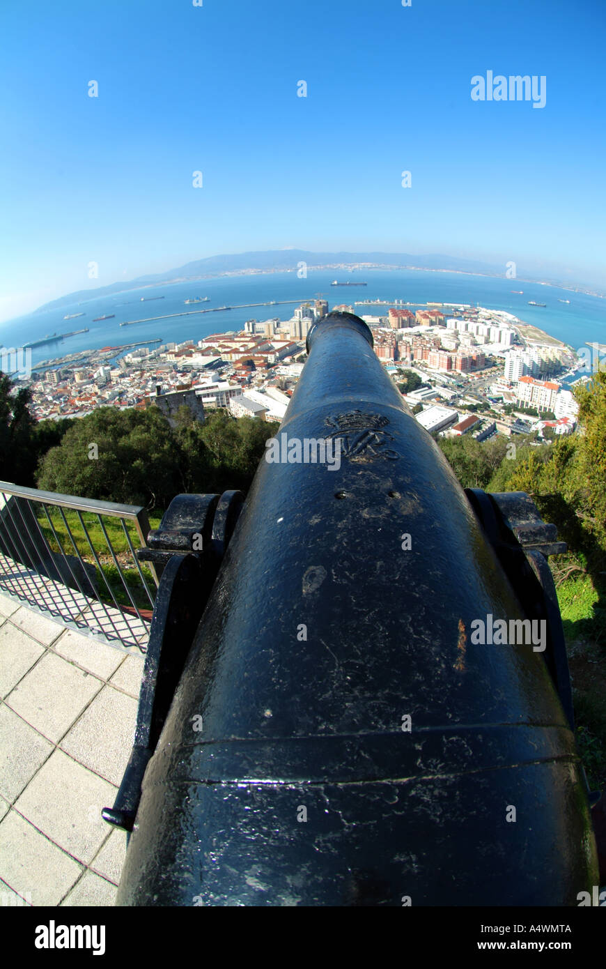gibraltar cannon barrel artillery weapon protection gun heavy vertical ...