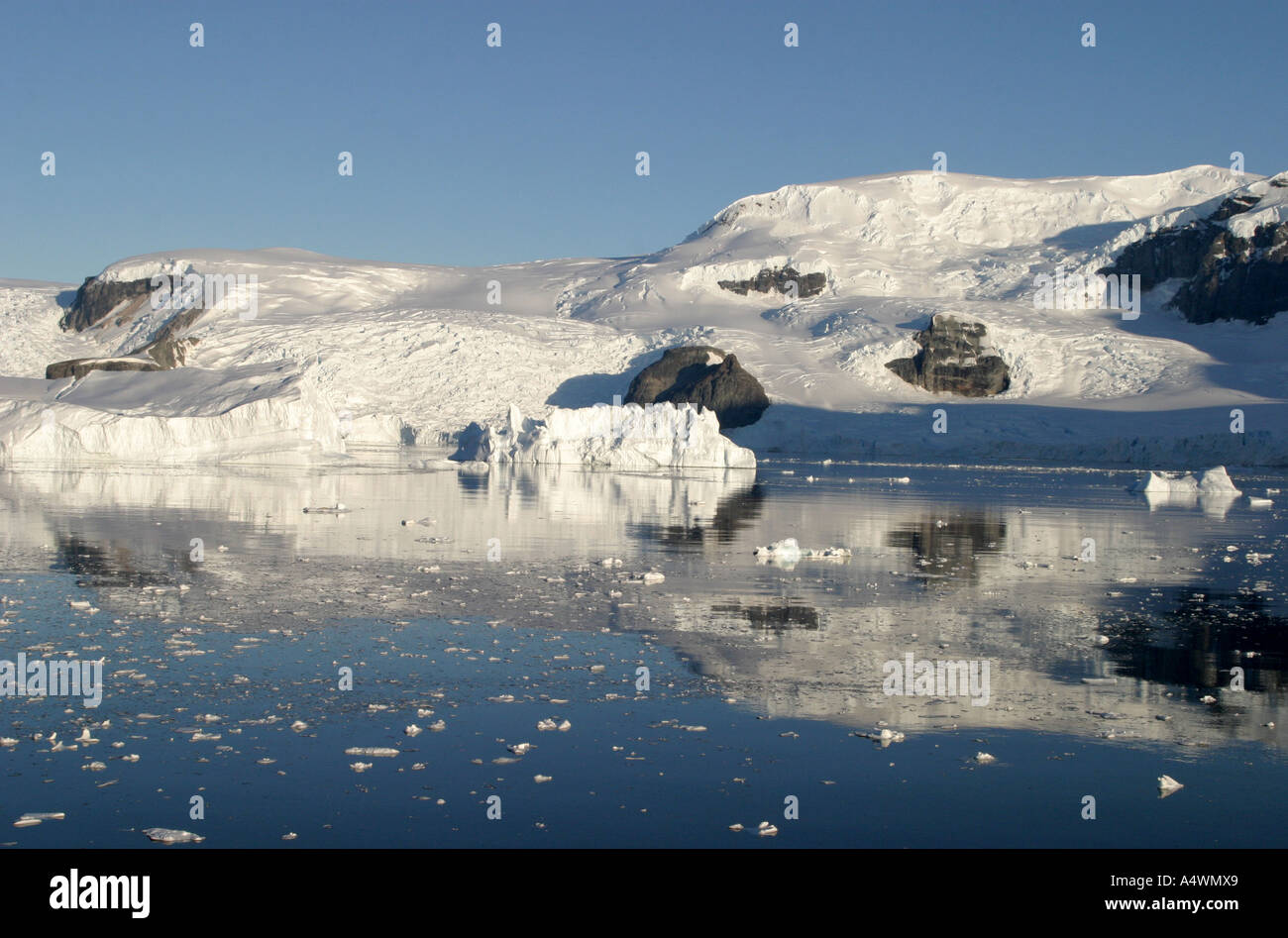 Lemaire Channel,steep sided channel between Booth Island and the ...