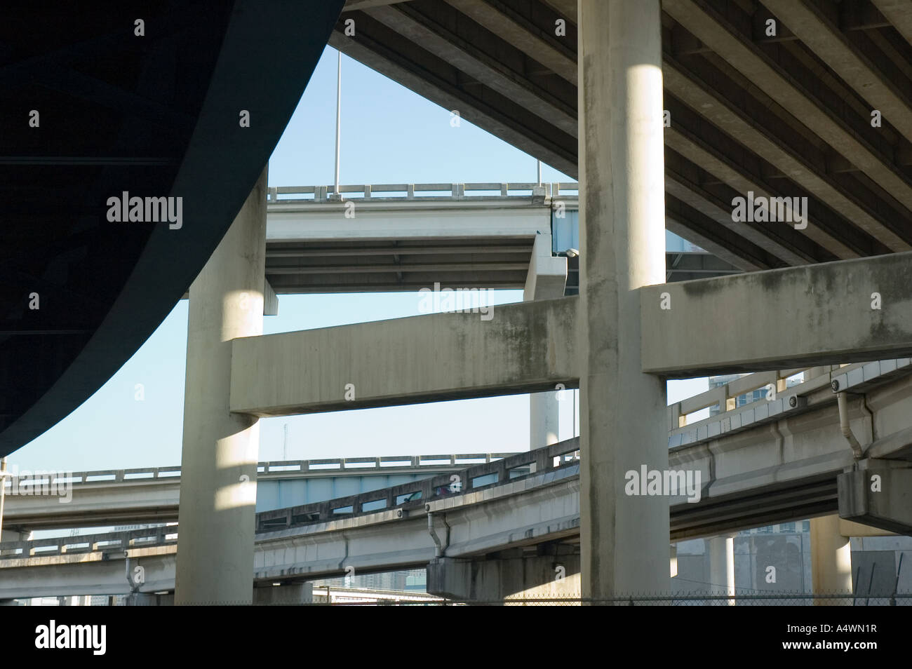 Overpasses in Miami Florida Stock Photo - Alamy