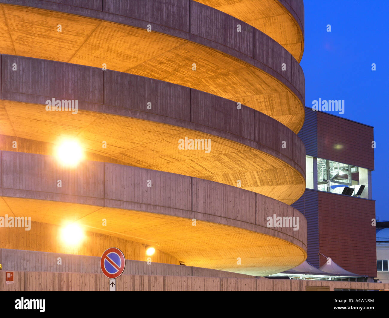 Car Parking garage ramp Stock Photo - Alamy