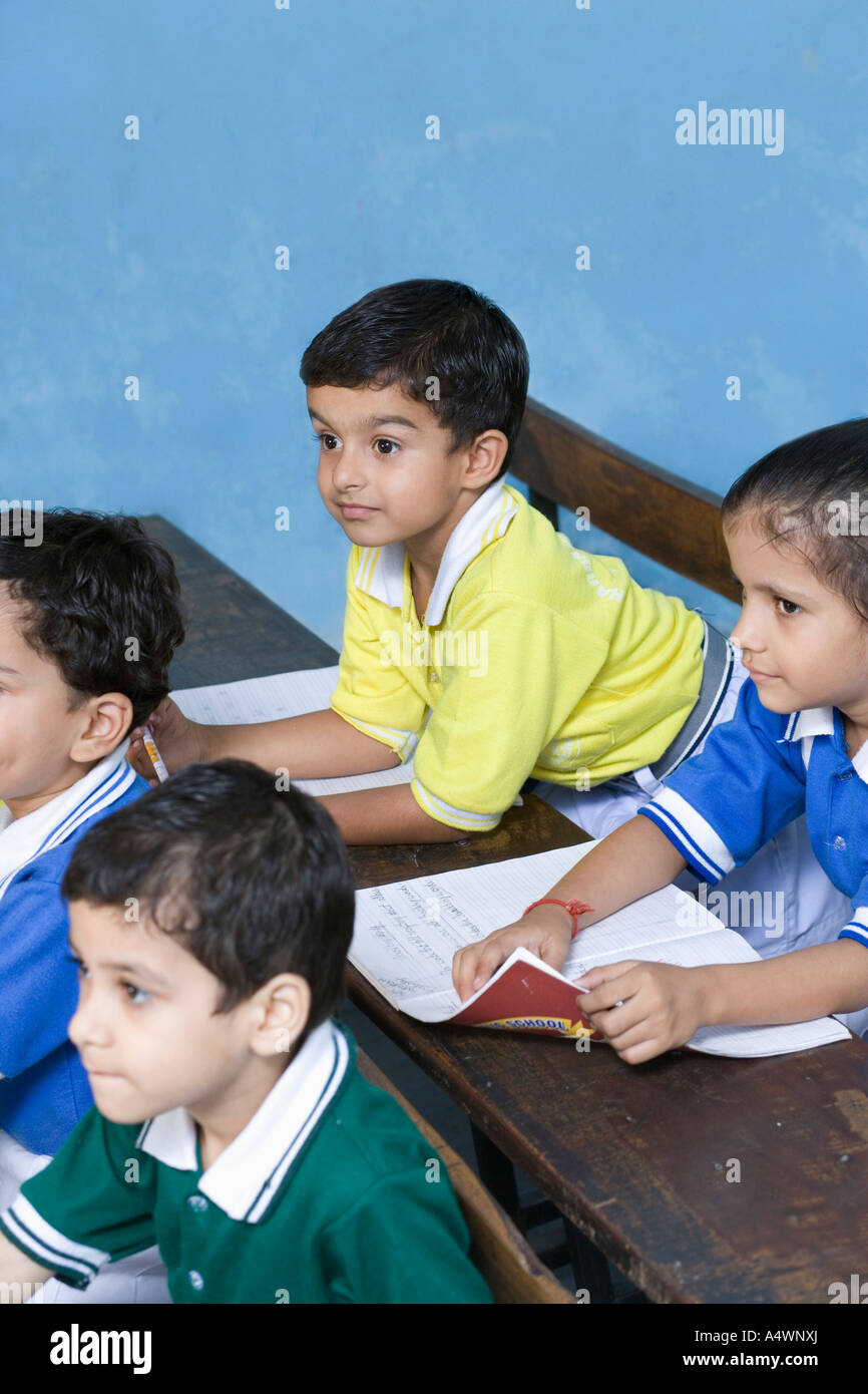 Children sitting in classroom Stock Photo - Alamy