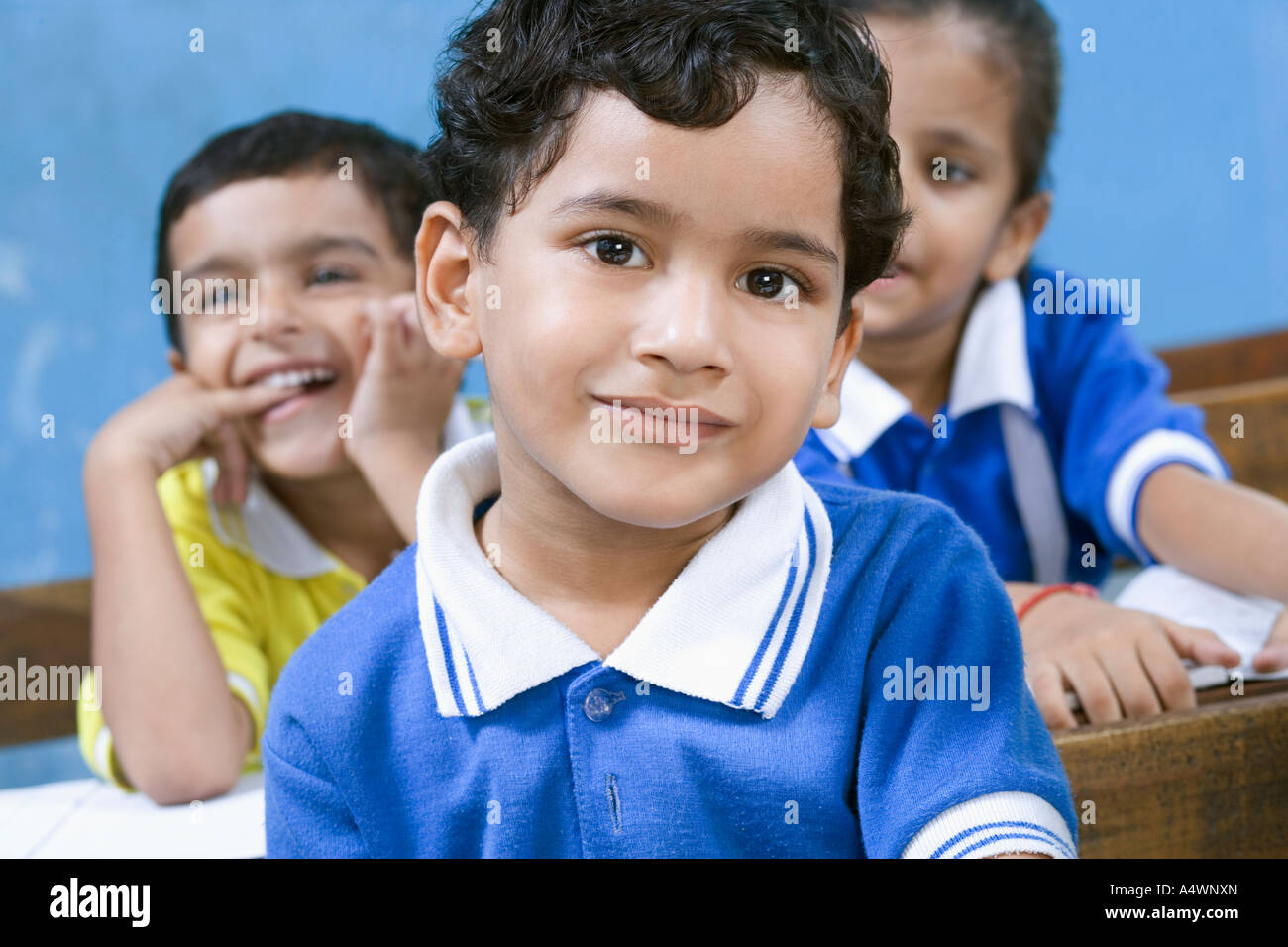 Children smiling in classroom Stock Photo - Alamy
