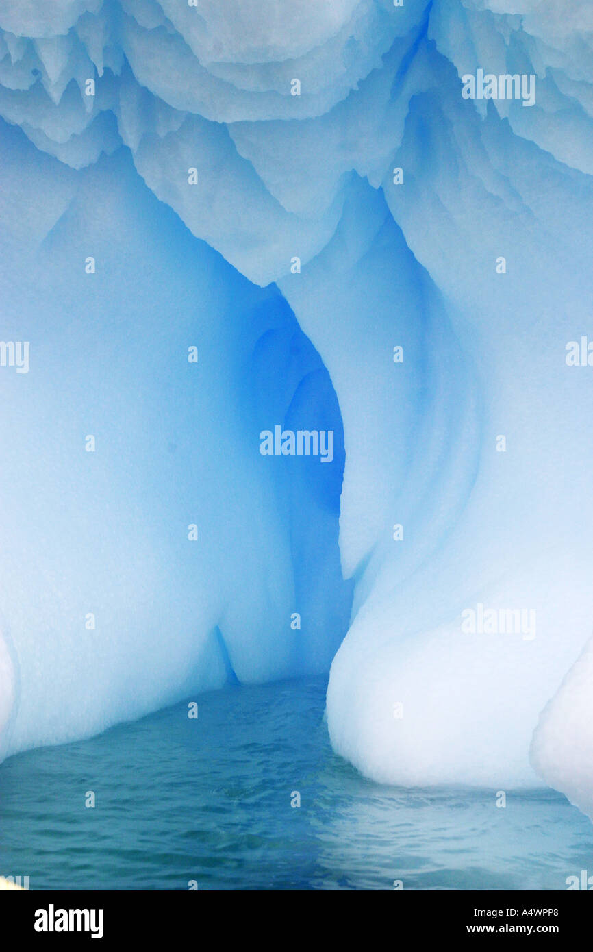Blue ice cave in the Antarctic,South Atlantic Ocean Stock Photo - Alamy