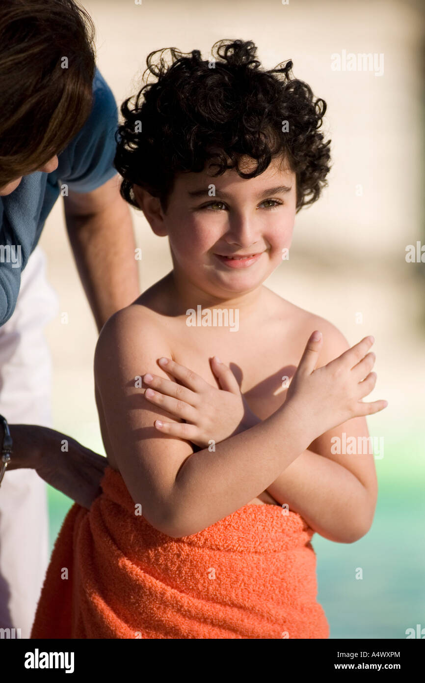 Arm covering chest hi-res stock photography and images - Alamy