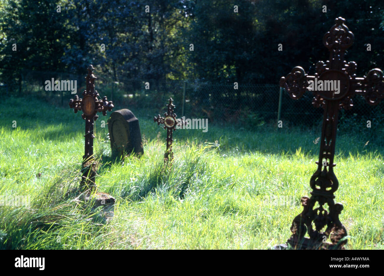 Cemetery in KLUKI village Stock Photo - Alamy
