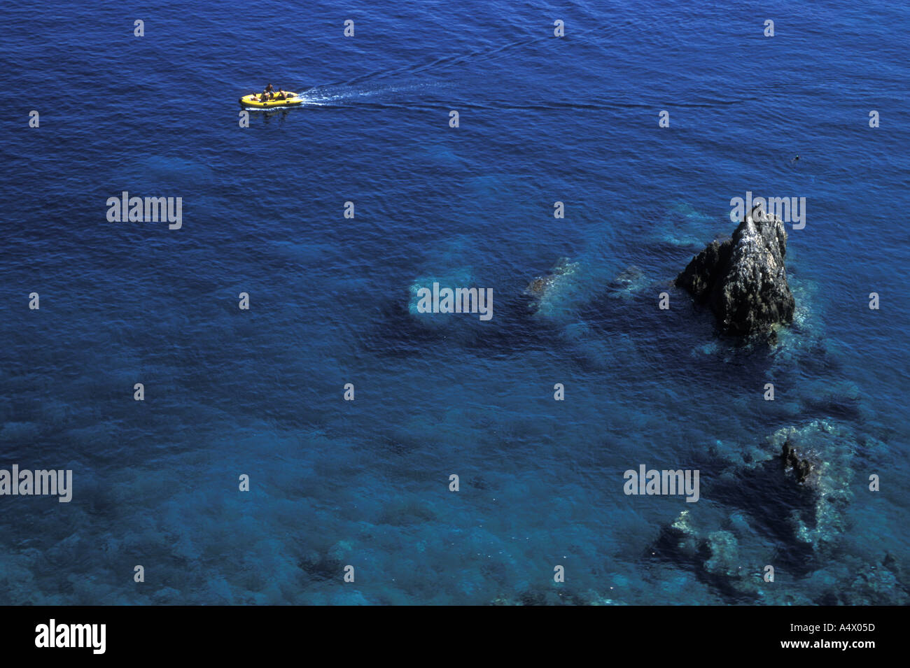The sea in front of S Domino island Stock Photo - Alamy