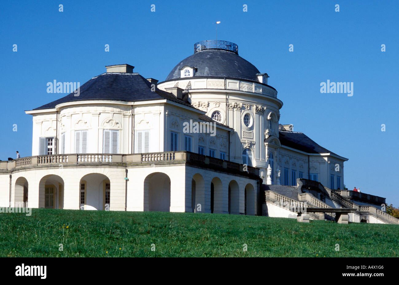 Schloss solitude castle stuttgart baden hi-res stock photography and ...