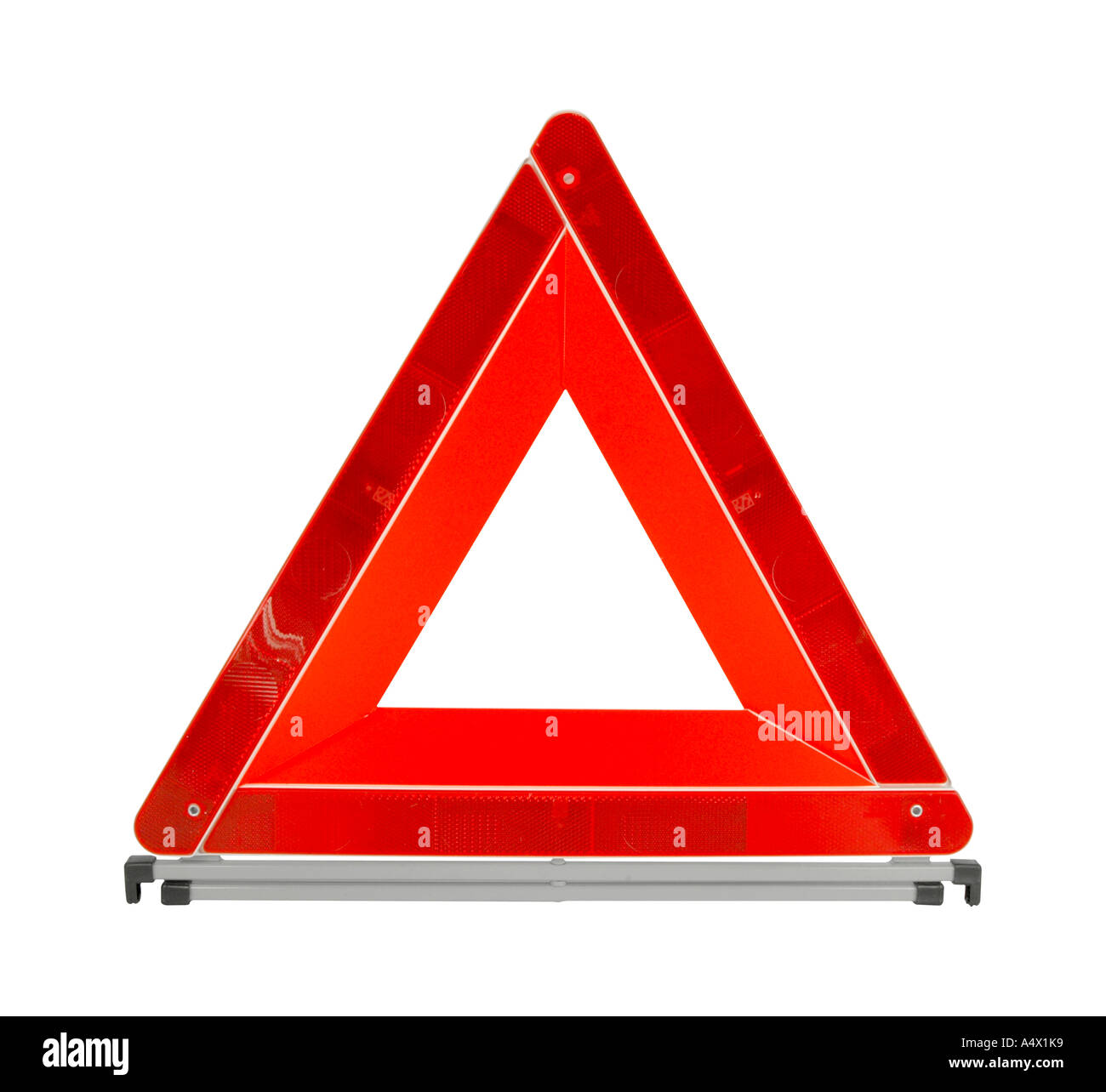 Safety warning triangle sign Stock Photo - Alamy
