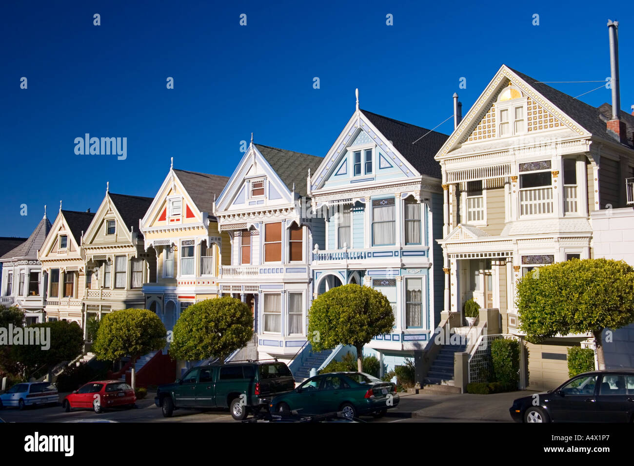 Cottage row san francisco hi-res stock photography and images - Alamy