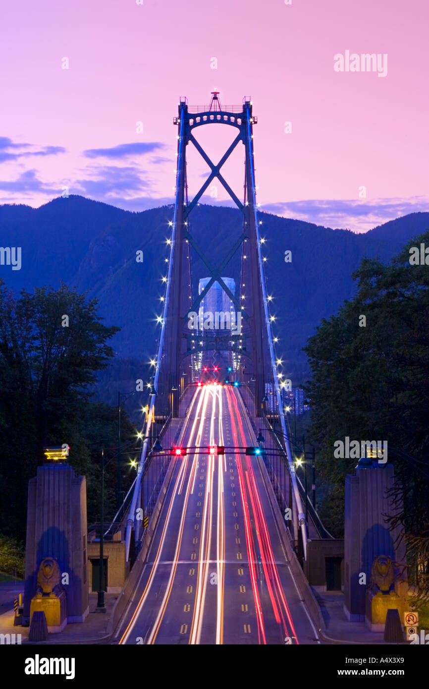 Lion's Gate Bridge, Vancouver, British Columbia, Canada Stock Photo - Alamy