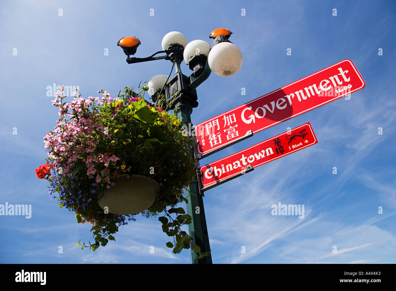 Vancouver chinatown road signs hi-res stock photography and images - Alamy