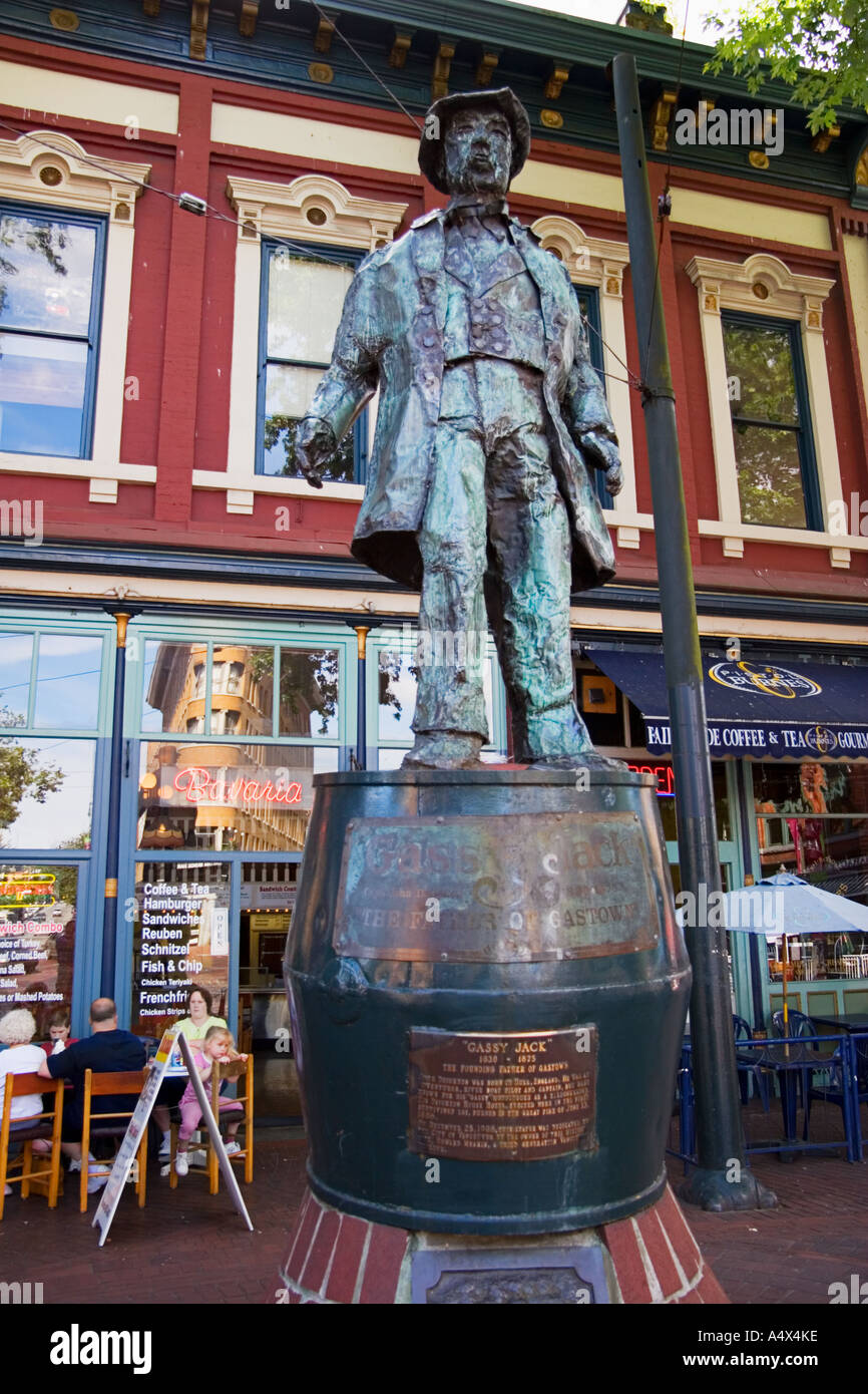 Gassy Jack - John Deighton statue, Gastown, Vancouver, British Columbia ...