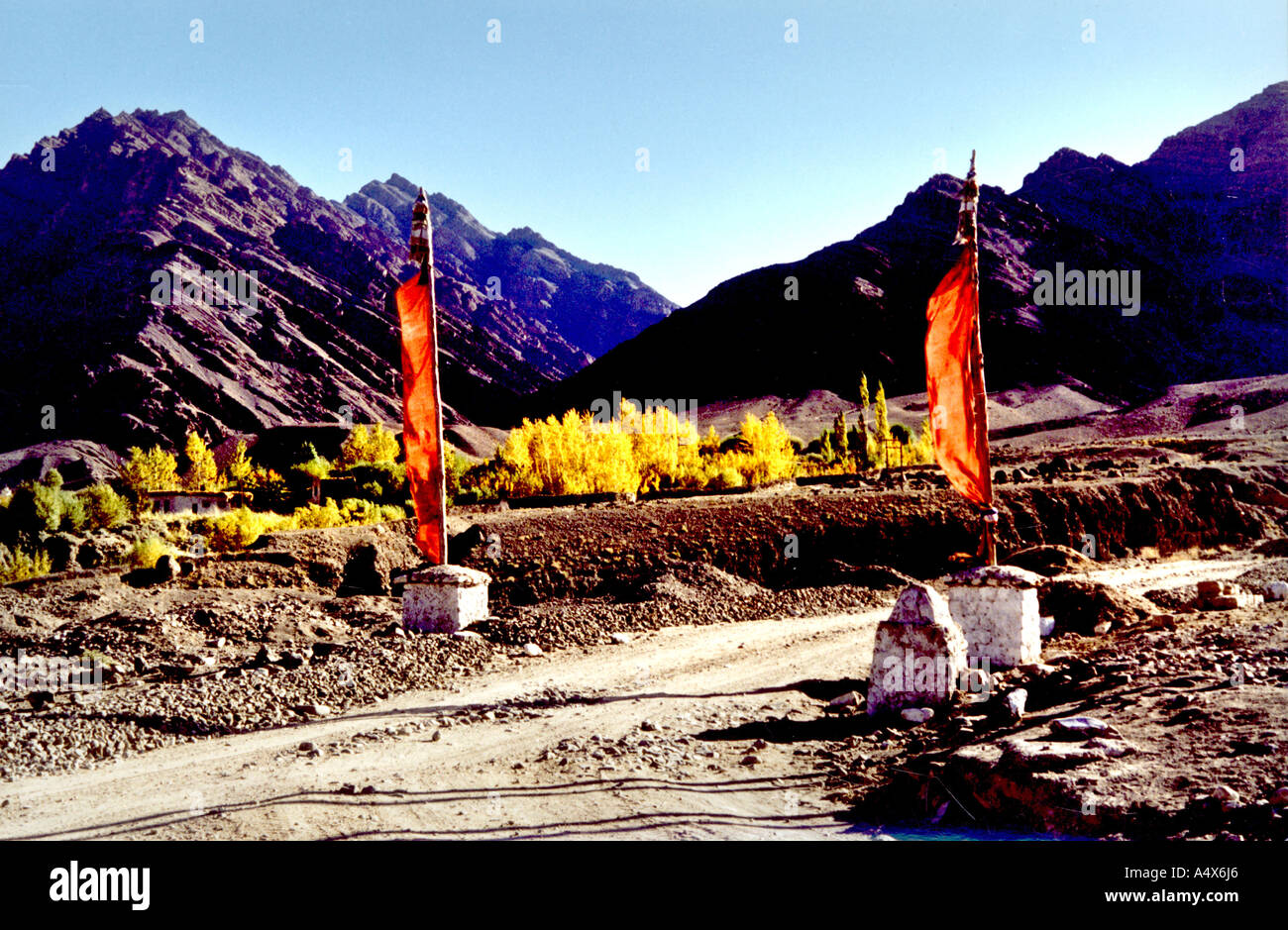 Colours of the wind Leh Ladakh Jammu Kashmir India Stock Photo - Alamy