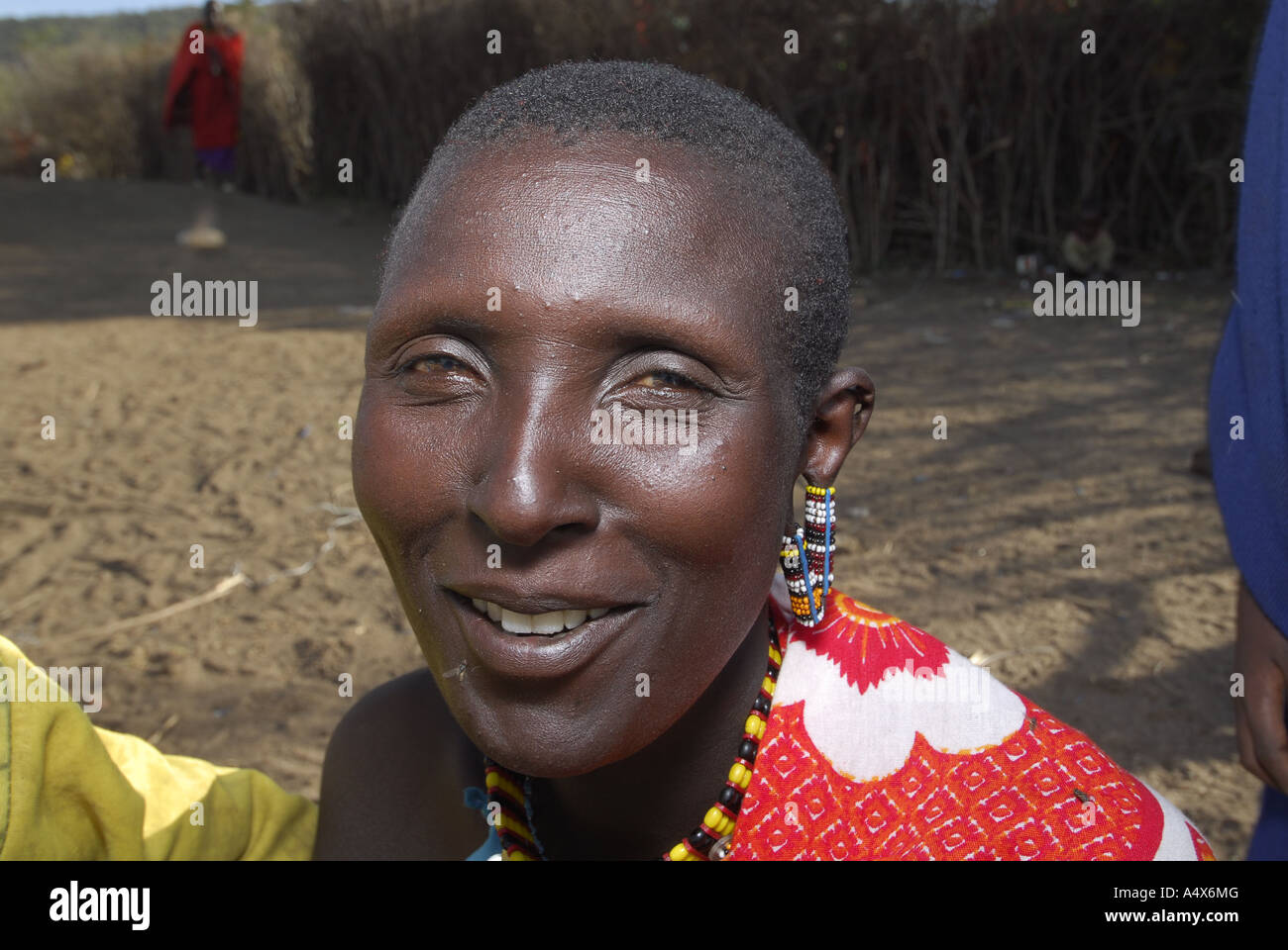 Masai Mara tribe around the Masai Mara National Park Kenya East Africa ...